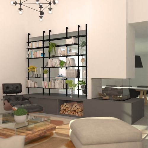 Etagère de séparation sur un meuble | Bretagne Design